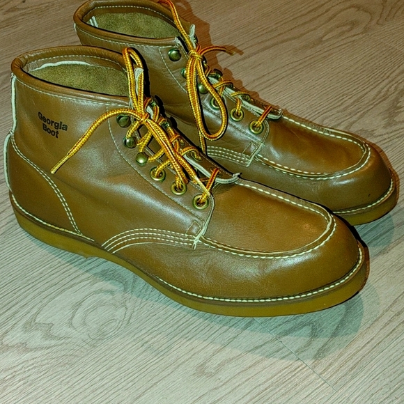 Georgia Boot | Shoes | Georgia Boots Heritage Vintage Moc Toe Rare 2 ...